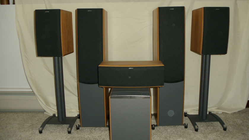 Jamo D450, D430, D4 Sub, D4 Ctr Jamo 5.1 Surround Speaker System | Full ...